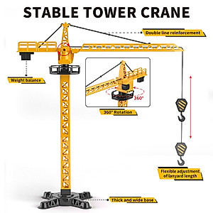 Kids Construction Toys, Construction Truck Toys Set w/Crane, Excavator, Forklift,Bulldozer,Dump Trucks,Cement Truck,Road Roller, Alloy Construction Vehicle Toys for 3 4 5 6 7 Years Old Boys Gifts