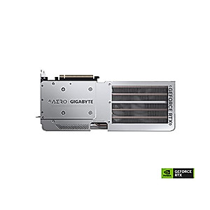 GIGABYTE GeForce RTX 4070 Ti AERO OC 12G Graphics Card, 3X WINDFORCE Fans, 12GB 192-bit GDDR6X, GV-N407TAERO OC-12GD Video Card