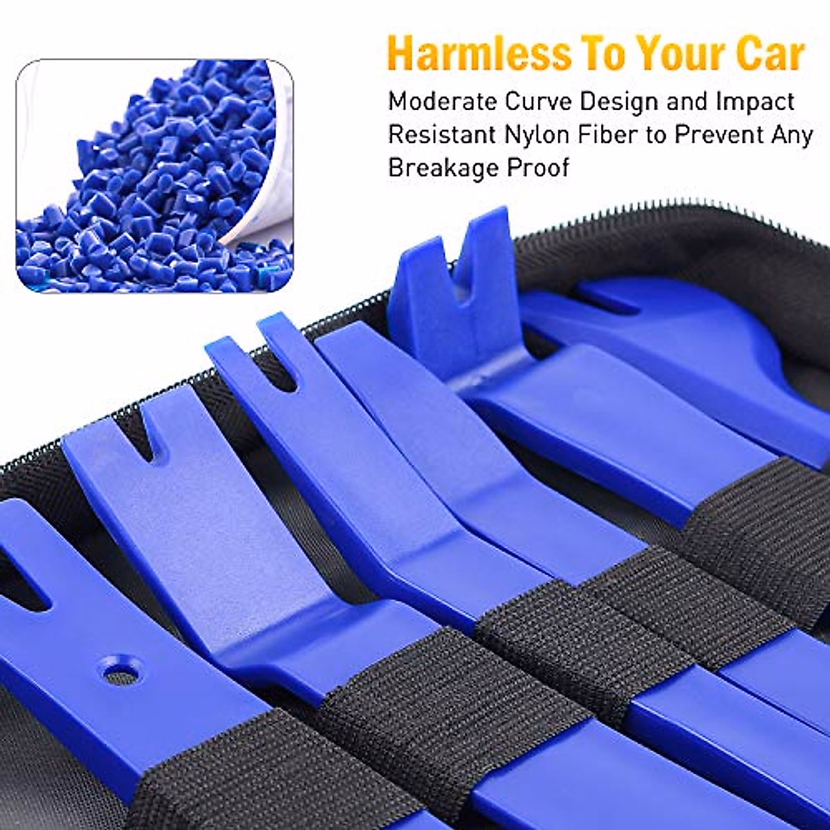 GOOACC - GRC-49 19Pcs Trim Removal Tool Set & Clip Plier Upholstery Remover Nylon Car Panel Removal Set with Portable Storage Bag