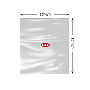 Sipa Multipurpose Oven Bags - 10" x 15" Baking Bags No Mess for smaller roasts or pieces of turkey Chicken Meat Ham Poultry Fish Seafood Vegetable (10)