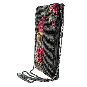 Mary Frances womens Glammed Up Crossbody Phone Sling Bag, Multi, Small US