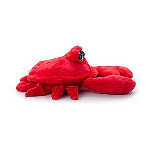 The Petting Zoo Crab Stuffed Animal, Gifts for Kids, Bright Eye Ocean Animals, Red Crab Plush Toy 9 inches