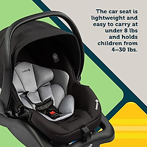 Safety 1st Grow and Go Flex 8-in-1 Car Seat Stroller Combo, Baby Stroller Travel Systems for Infants 4-30 lbs, Stroller and Carseat Combo Set, Forest Tide