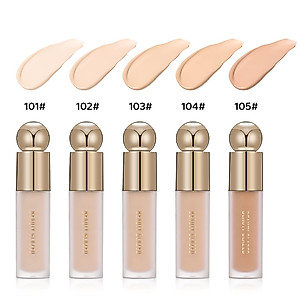 Hydrating Concealer, Lightweight Full Coverage Concealer for Dark Spots, Long-Lasting, Conceals and Corrects, Hydration and Highlights, Light Sand Shade, Satin Finish, All-Day Wear, 0.265 Fl Oz (105#)
