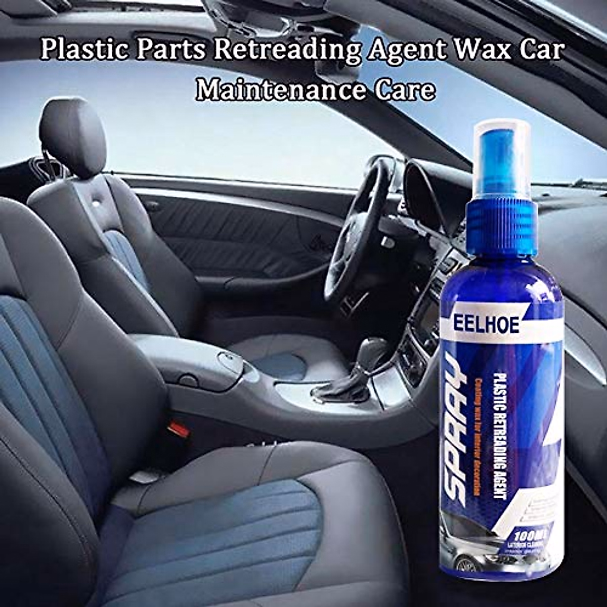 N.D Black Car Scratch Remover, Interior Car Cleaner Dashboard Plastic Restorer, Ultimate Scratch and Swirl Remover for Black and Dark Paints