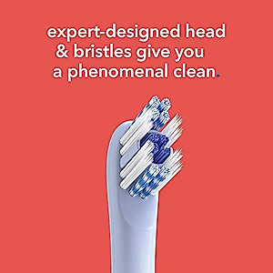 Colgate Hum Connected Smart Battery Toothbrush Refill Head, Blue, 2 Pack