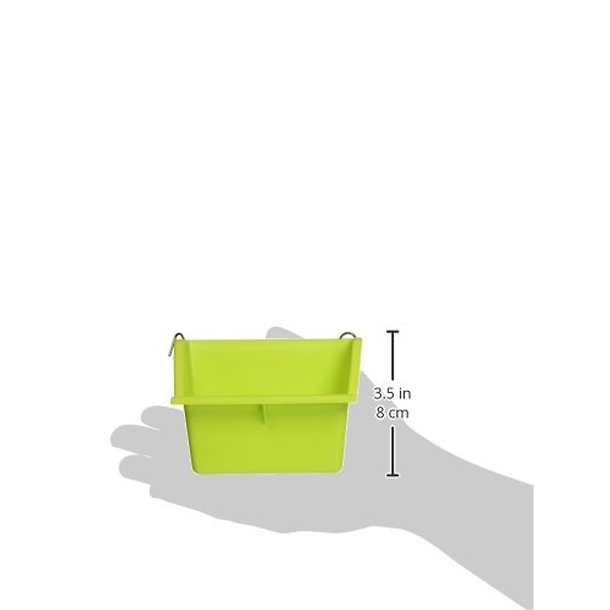 Prevue Pet Products BPV1186 2-Pack High Back Universal Hanging Cups for Birds, 6-Ounce