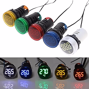 kobeIeen 22mm 50-380V Temperature Measuring Induction Ranging -20-119℃ for Car Houses Offices Workshops