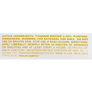 Malin + Goetz SPF 30 Lip Balm, 0.3fl oz, 10ml – Water Resistant Lip Moisturizer, SPF Lip Balm, Sun Protection Lip Care Products, Sunscreen for Lips, Lip Treatment