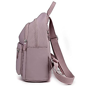 Collsants Small Backpack for Women Mini Backpack Small Backpack Purse Nylon Day Packs (Light Purple)