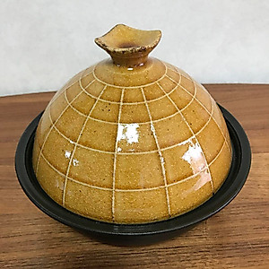 ノーブランド品 Mino Yaki Tagine Hot Pot, Gloves, Yellow, m87774520084