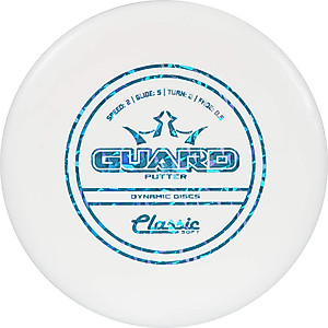 Dynamic Discs Classic Soft Guard Putter Golf Disc [Colors May Vary] - 173-176g