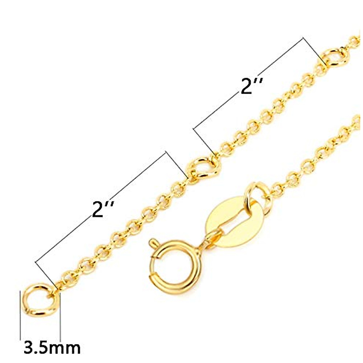 Moonlight Collections Grayson Necklace Personalized Custom Necklace Adjustable Name Chain