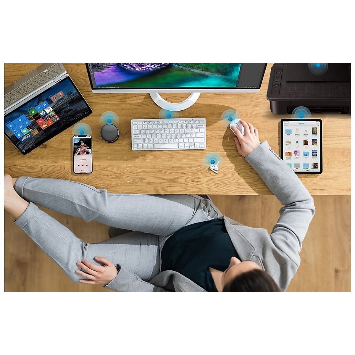 Sonnet Long-Range USB Bluetooth 4.0 Micro Adapter for macOS 10.12+ and Windows