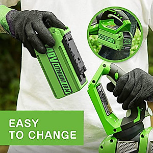 Powilling 40V 6.0Ah Replacement Lithium Battery for GreenWorks 29472 29462 Battery GreenWorks 40V G-MAX Power Tools 29252 20202 22262 25312 25322 20642 22272 27062 21242 (Not for Gen 1)