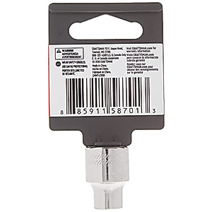 CRAFTSMAN Shallow Socket, SAE, 3/8-Inch Drive, 1/4-Inch, 6-Point (CMMT42999)
