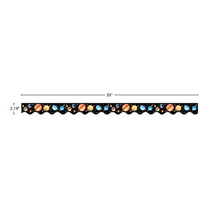 Teacher Created Resources Solar System Border Trim, Multi Color (4600)