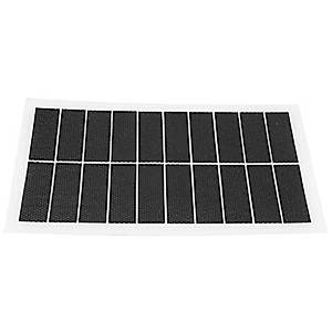 Vbest life 7W 10V Lightweight Solar Panel, Compact ETFE Solar Cell Module Semi-Flexible Solar Power Panel