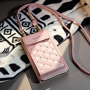 Montana West Small Crossbody Cell Phone Purse for Women RFID Blocking Cellphone Wallet Purses Travel Size MWC-110PK