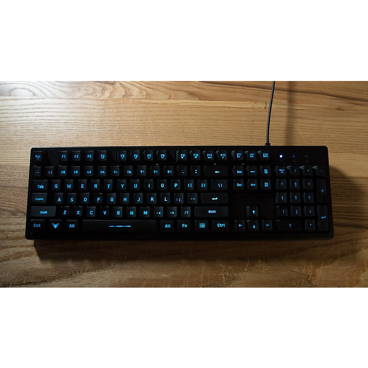 Fenek Mother Membrane Water-Resistant Gaming Keyboard - 7 Color LED