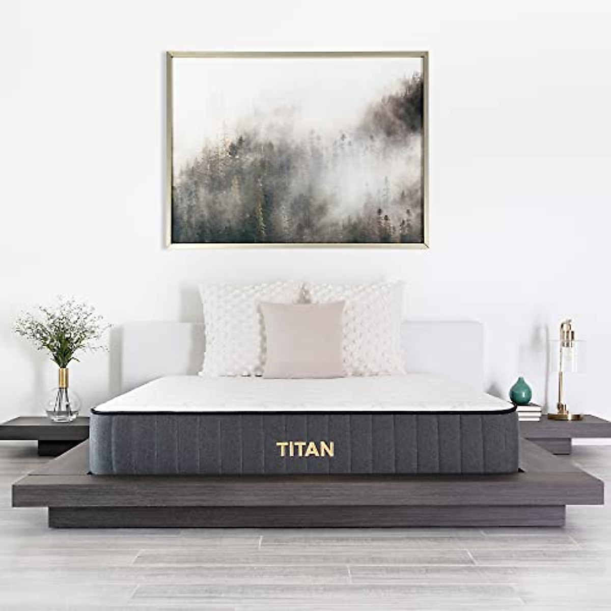Brooklyn Bedding Titan 11" Hybrid for Plus Size Sleepers with Cooling Cover, King