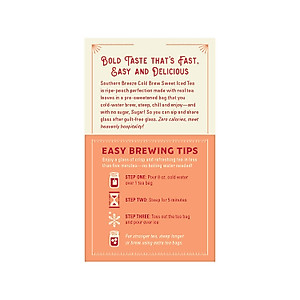 Southern Breeze COLD BREW Sweet Iced Tea 2-Pack (Peach)