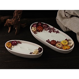 AOOOWER DIY Storage Tray Mold Jewelry Container Resin Casting Mold DIY Candle Holder Mould Simple Boats Tray Mold Easy to Clean