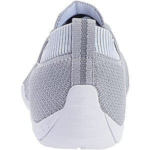 WHITIN Women's Low Zero Drop Shoes Minimalist Barefoot Trail Running Camping Size 7.5-8 Female Wide Toe Box Lightweight Cross Tennis Sneaker Grey 38