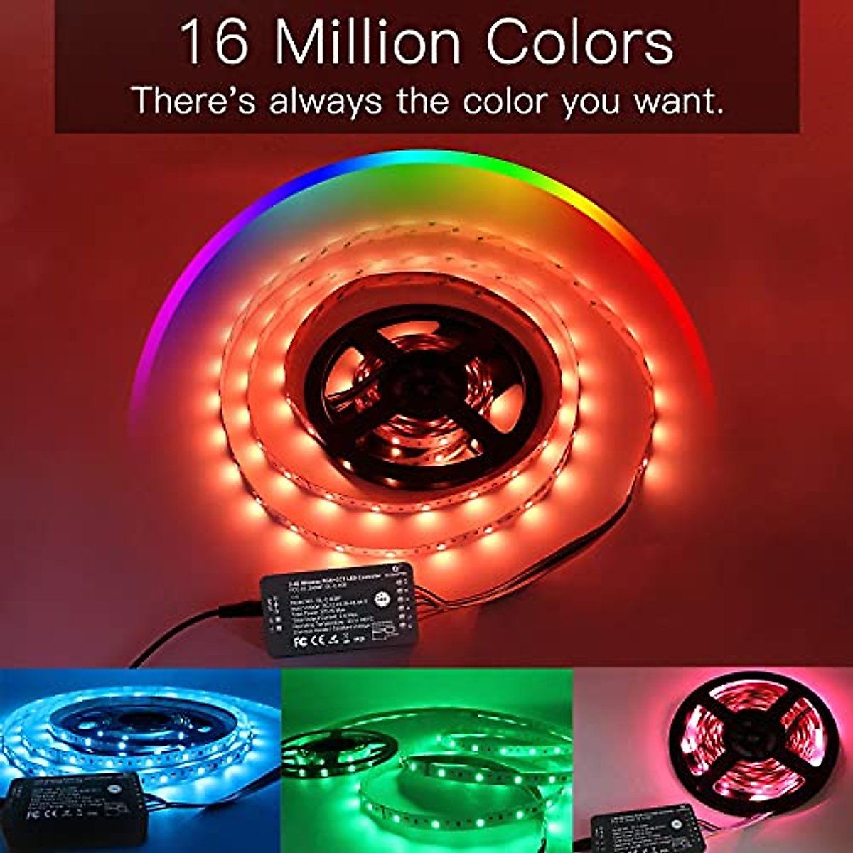 GLEDOPTO Zigbee3.0 RGBCCT LED Strip Controller Pro Alexa Voice/APP/Remote Control 16 Million Colors Changing Tape Light Controller Compatible with Amazon Echo Plus Tuya Smartthings