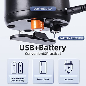 tenwin Electric Pencil Sharpener,Battery Powered and Portable Pencil Sharpeners Kid, Blade to Fast Sharpen,Suitable for NO.2/Colored Pencils(6-8mm), School/Classroom/Office/Home