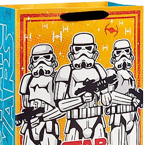 Hallmark Star Wars 13" Large Gift Bags (3 Bags: Darth Vadar and Storm Troopers) for Birthdays, Christmas, Holidays