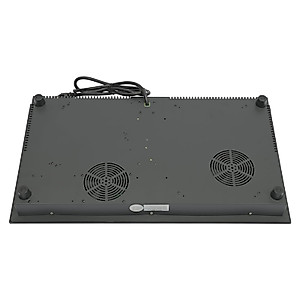 Electric Countertop, Double Burners Stove Hot Plate USA, 110V 1200W+1200W Portable Electric Household Black Super Power Double Induction Cooker With Touch Control Keys For Kitchen, Restaurants