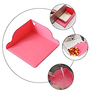 BESTonZON 3 Pcs Fruit Cutting Board Mini Cutting Boards Cheese Cutting Board Large Cutting Board Carving Board Vegetable Cutting Mats Meat Cutting Board Pp Pink Practical Chopping Board Food