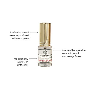 Caswell-Massey NYBG Honeysuckle Eau De Toilette, Fresh Floral Fragrance For Women, Made In The USA, 15 mL