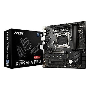 Msi X299M-APRO X299m A Pro, Black