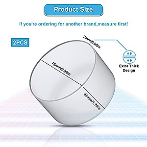 2pcs Silicone Boots, Sleeve Cover for Water Bottle Bottom Cup Tumbler Case Accessories Compatible with Stanley Quencher Adventure 40oz & Stanley IceFlow 20oz 30oz Protect You Bottle and Reduce Noise