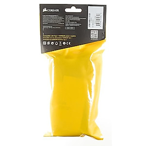 CORSAIR Premium Individually Sleeved PCIe (Dual Connector) Cables – Black, 2 Yr Warranty, for Corsair PSUs