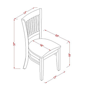East West Furniture KEVA5-ESP-C 5 Piece Kitchen Table & Chairs Set Includes an Oval Dining Room Table with Butterfly Leaf and 4 Linen Fabric Upholstered Chairs, 42x60 Inch, Espresso
