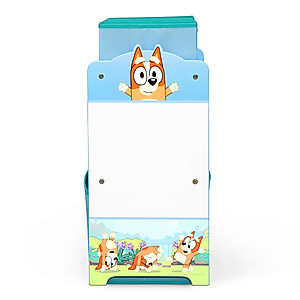 Delta Children - Bluey Design & Store 6 Bin Toy Storage Organizer - Greenguard Gold Certified, Blue