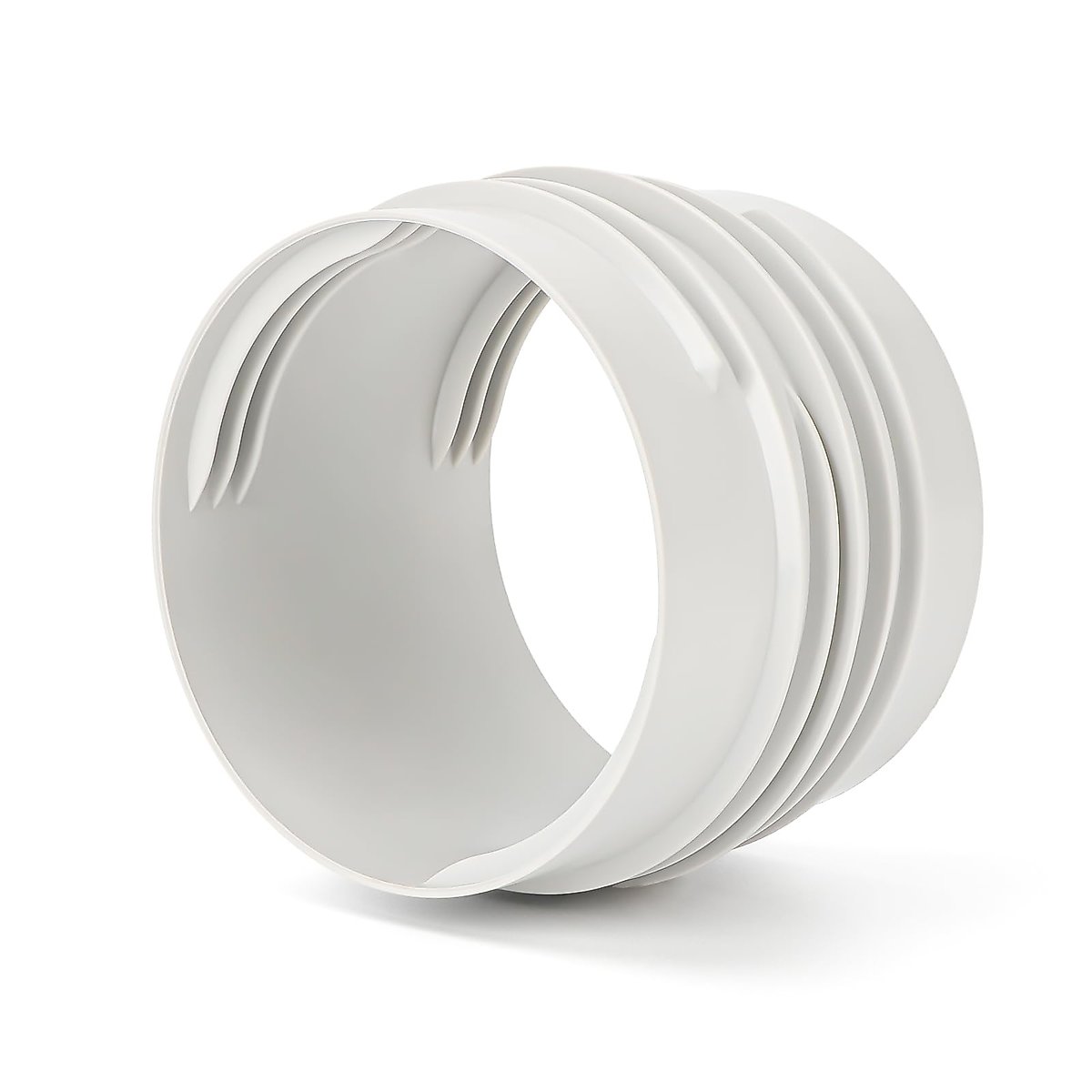 ODDMUCK Portable AC Hose Coupler with 5.1"/5.9" Diameter Exhasut Vent Connector for Clockwise&Counter Clockwise Threads Air Conditioner Hose Coupler Coupling Extension (5.1"/5.9“)