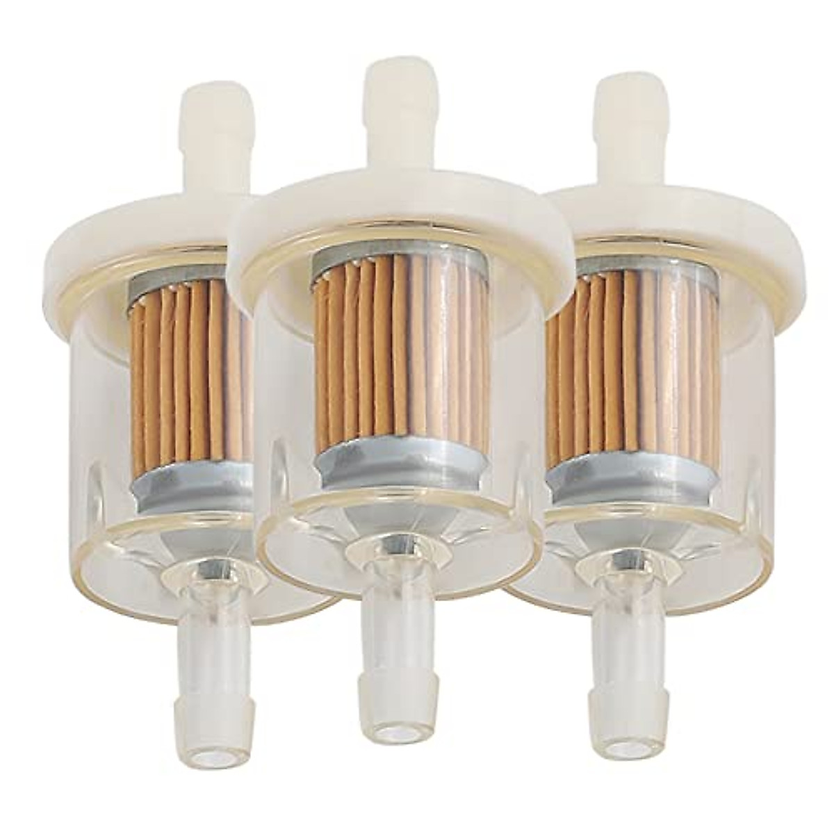 Harbot 49019-0027 Fuel Filter for Kawasaki 49019-7001 49019-7005 49019-0014 1/4" Inline Fuel Filter for Briggs and S 691035 493629 5065 2hp 17.5hp 27hp 35hp Engines John Deere AM108356