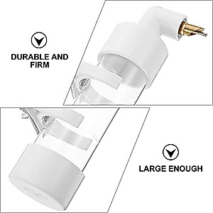 Balacoo Bird Drinker Waterer Parrot Automatic Drinking Device Water Feeder for Parakeet Cockatiel Conure Lovebird African Grey Macaw Clear