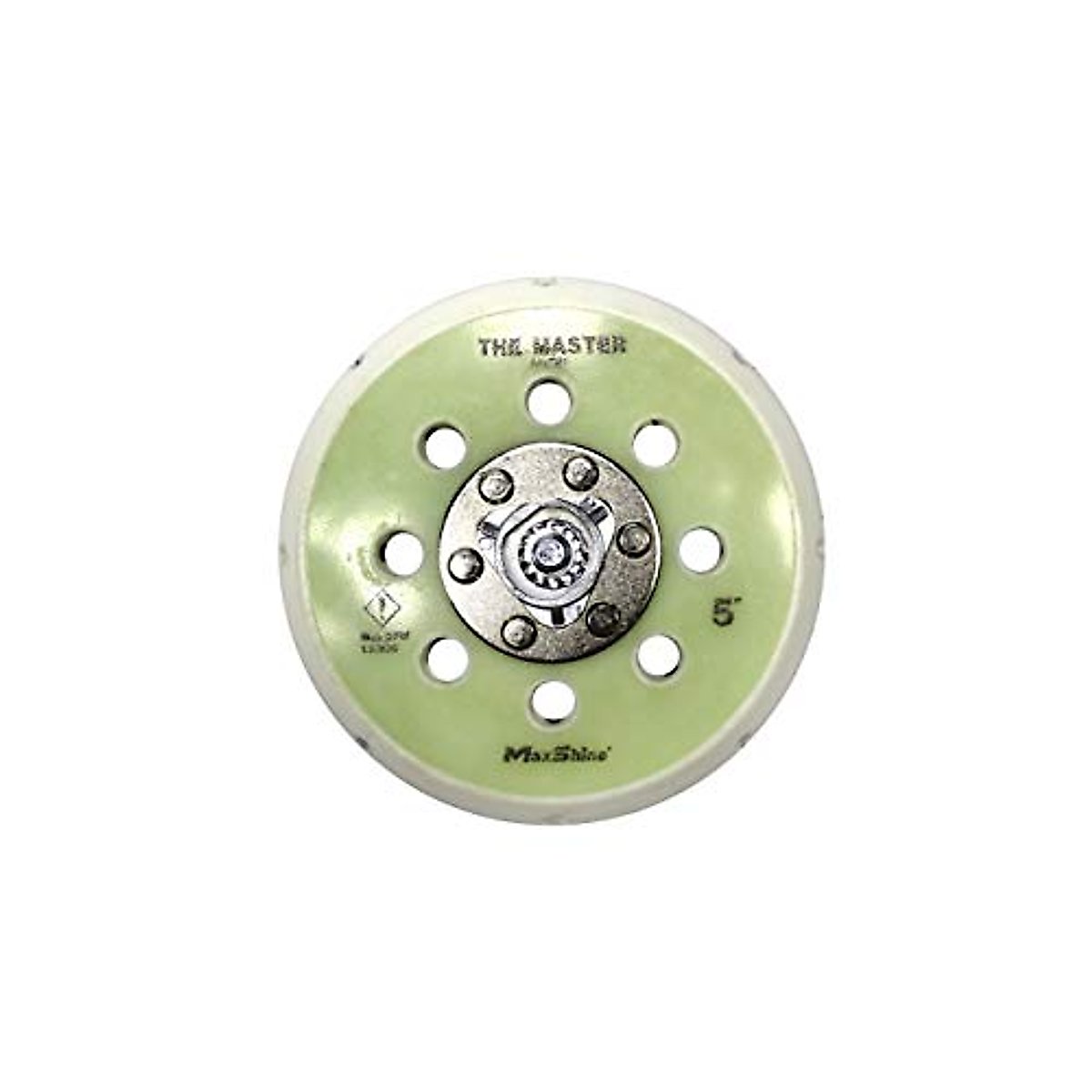 Maxshine 5” Hook and Loop Dual Action Backing Plate Pro Series – for Dual Action Polishers with 5/16” Diameter Thread, Up to 12000 OPM DA