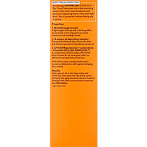 La Roche-Posay Anthelios Clear Skin Dry Touch Sunscreen SPF 60, Oil Free Face Sunscreen for Acne Prone Skin, Won't Cause Breakouts, Non-Greasy, Oxybenzone Free