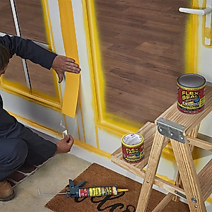 Flex Tape Flood Protection, 3.75 in x 20 ft, Waterproof Rubberized Tape, Removable, Use on Windows, Doors, Garage Doors, Casings, Thresholds, Conduits, Vents, Ducts