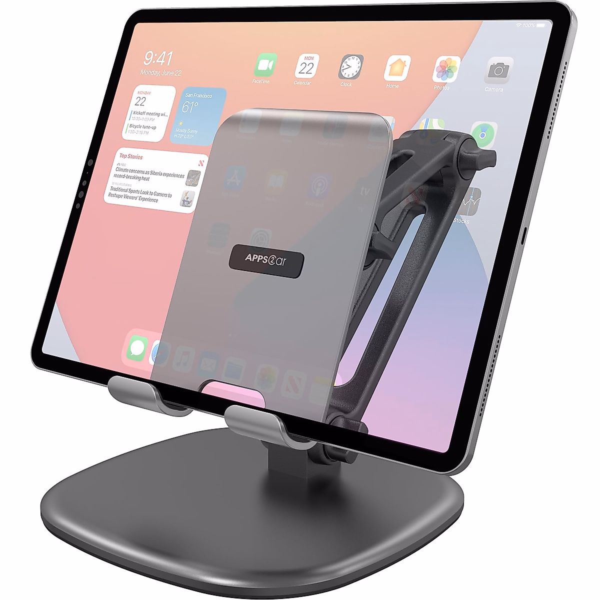APPS2Car Adjustablet Tablet Stand for Desk