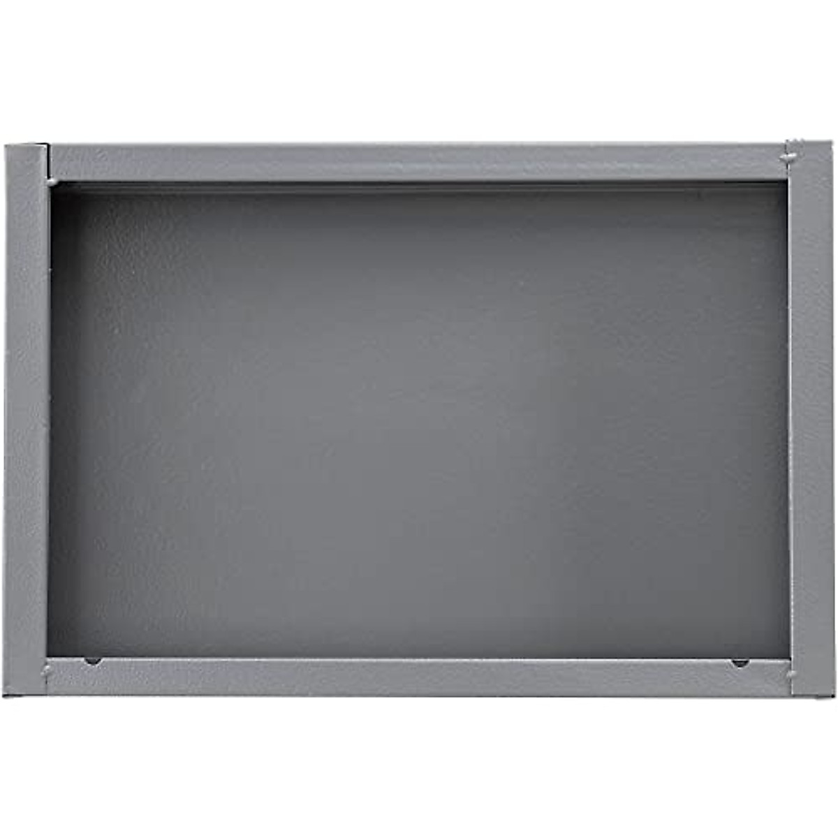 Global Industrial Assembled Wall Storage Cabinet, 18" W x 12" D x 26" H, Gray