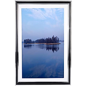 Aynoo 11x17 Picture Frame Black for 11x17 or 9x15 inch Picture Poster Photo Frame Mat Opening 9x15 Memorabilia, Certificates, Awards, Medals and Photos Wall Mounting Frame (P8L)