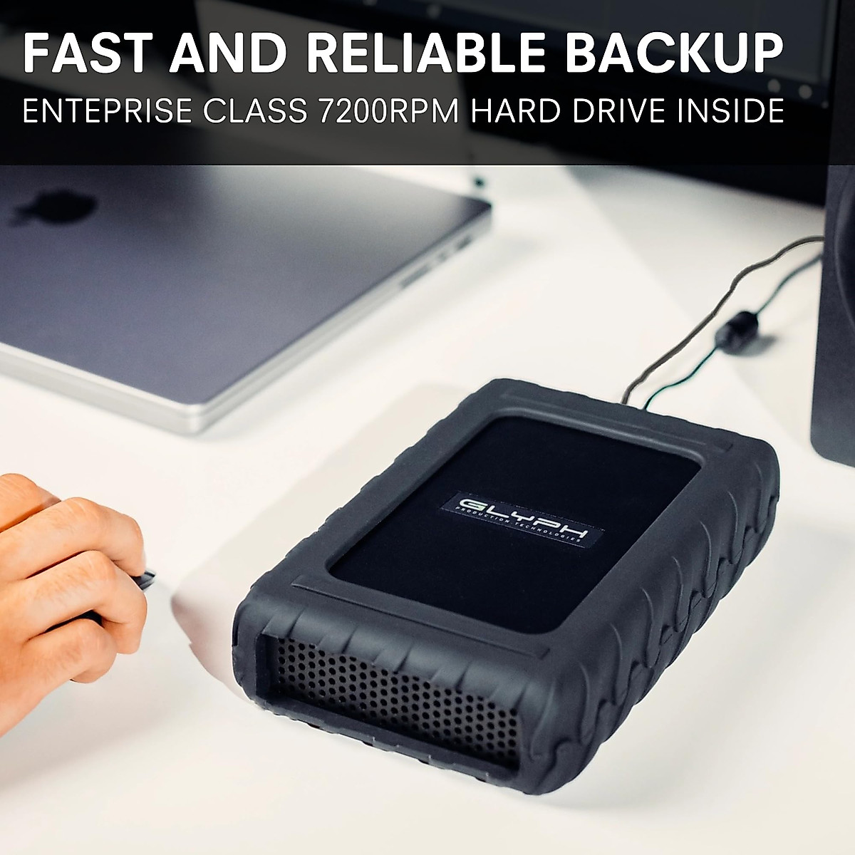 Glyph BlackBox Pro External Hard Drive 7200 RPM, USB-C (3.1,Gen2) (12TB)