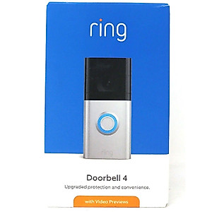 Ring Video Doorbell 4 – improved 4-second color video previews plus easy installation, and enhanced wifi – 2021 release